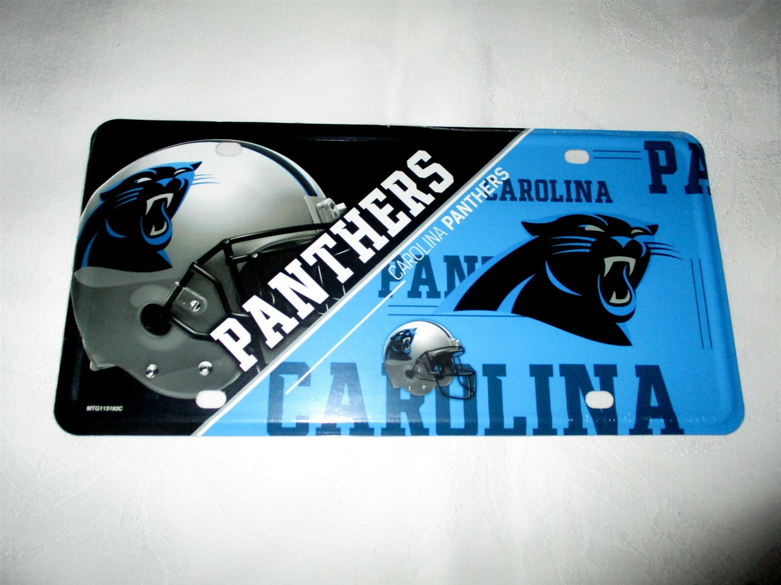 CAROLINA PANTHERS METAL LICENSE PLATE #010 SALE - NEW | eBay