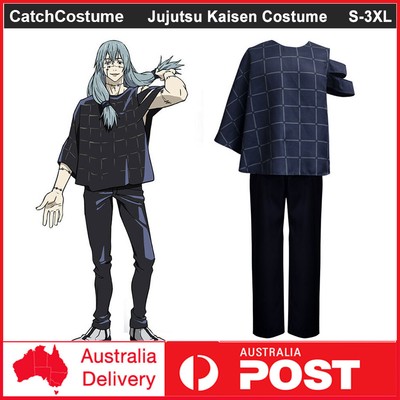 Anime Jujutsu Kaisen Mahito Cosplay Costume Wig Top Pants Set Halloween ...