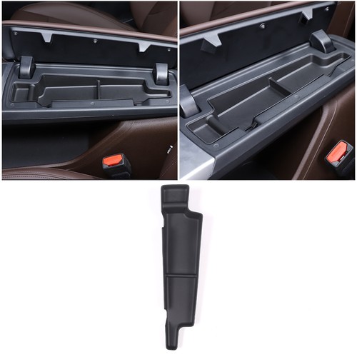 TPE Black Central Control Armrest Box Non-slip Storage Tray For BMW X1 ...