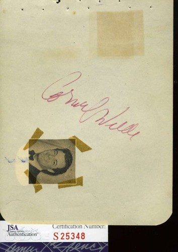 Cornel Wilde Hand Signed Jsa Album Page Authentic Autograph | eBay