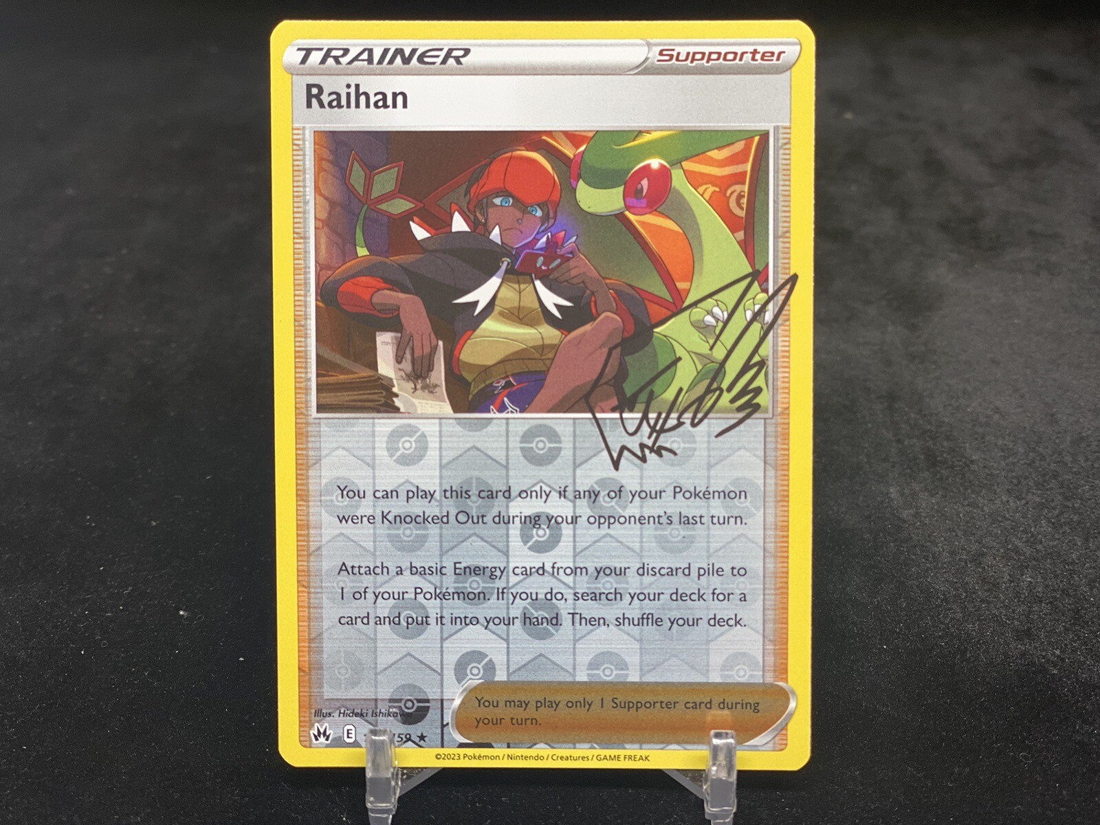 POKEMON TCG: SWSH - CROWN ZENITH RAIHAN 140/159 REVERSE HOLO POKEMON ...