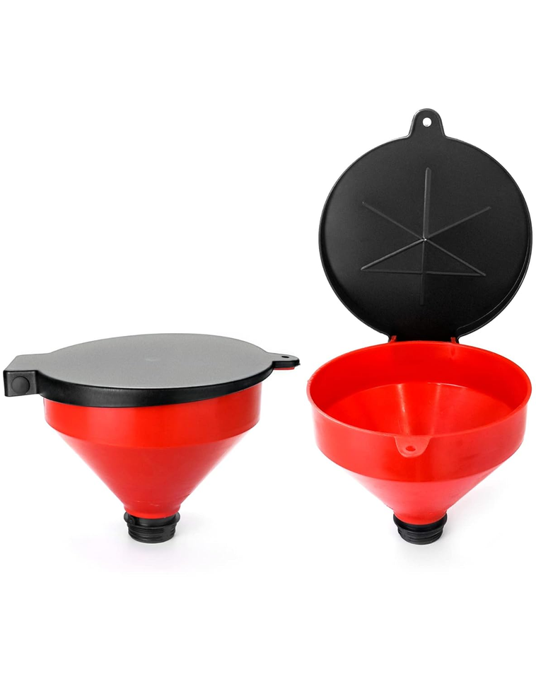 4 Quart Lockable Drum Funnel with Removable Screen Filter, 2" BSP ...