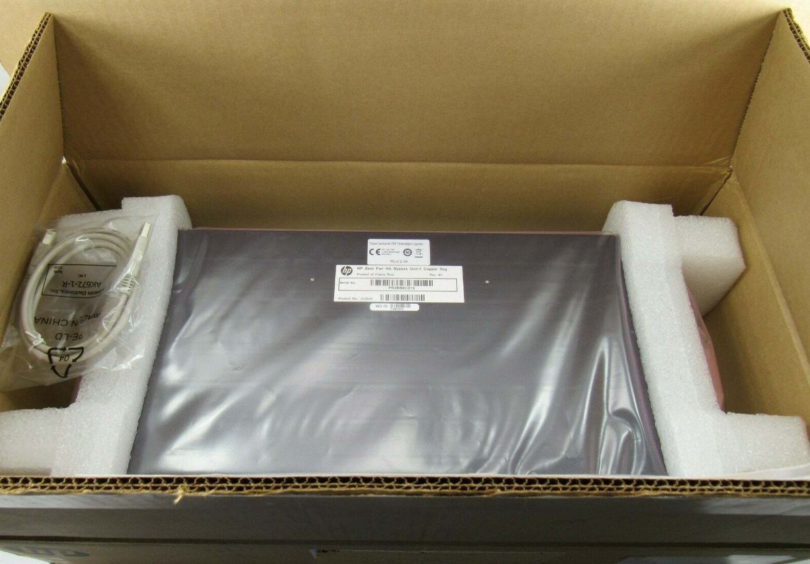 JC003A HP Zero Power High Availability 5 Fixed Copper Segments Bypass ...