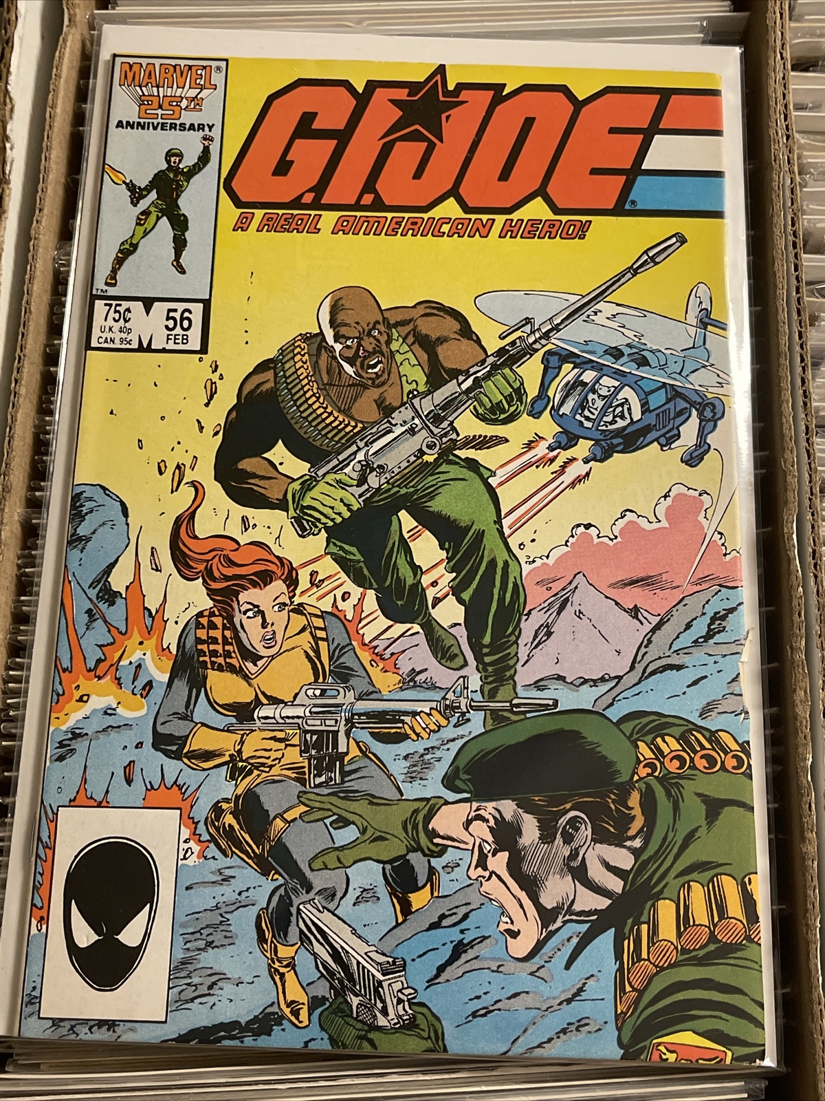 GI JOE A REAL AMERICAN HERO #56 ROADBLOCK SCARLETT FLINT MIKE ZECK ...