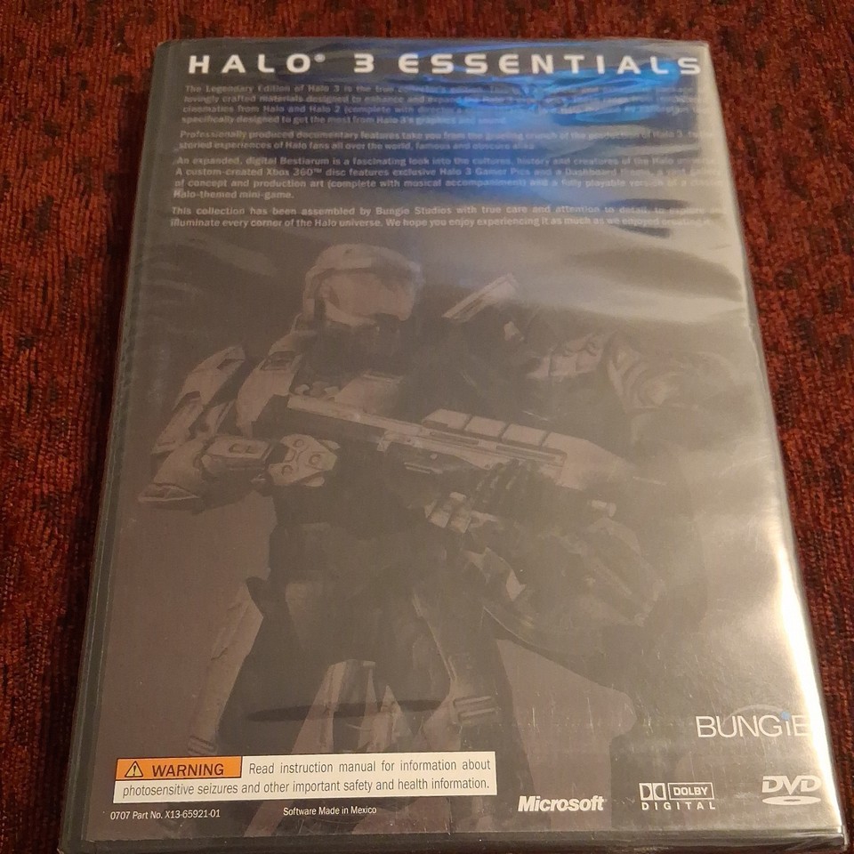 Halo 3: Essentials Legendary Edition (2-Disc Xbox 360 Set) Factory ...