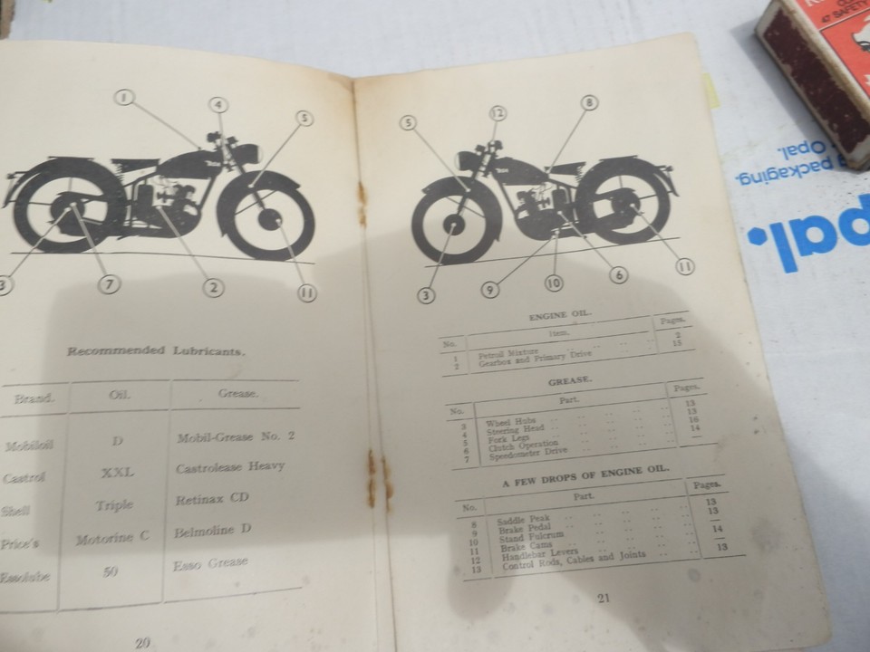BSA bantam Model D1 125 Cc Two Stroke booklet | eBay Australia