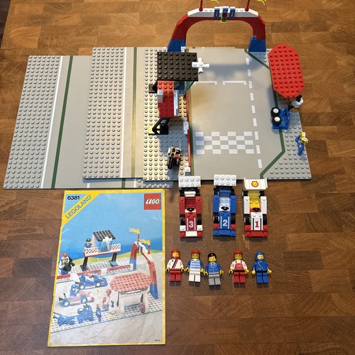 LEGO LEGOLAND: Motor Speedway (6381) 95% Complete With Instructions ...