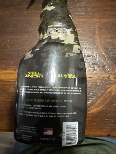 Scent Assassin Unscented 16fl Oz Spray Bottle Cell Sniper Technology | eBay