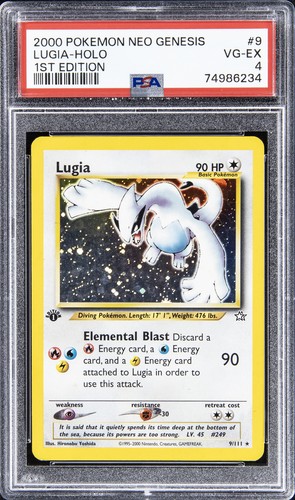 2000 POKEMON NEO GENESIS 1ST EDITION HOLO #9 LUGIA PSA 4 | eBay