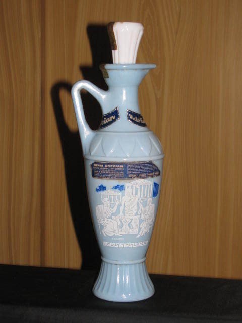 BEAM GRECIAN Greek Plato Socrates Whisky Decanter CARAFE LIQUOR Whiskey ...