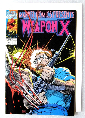 MARVEL COMICS PRESENTS #81 WEAPON X 1991 - WOLVERINE - BARRY WINDSOR ...