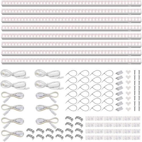 T5 Grow Lights for Indoor Plants, Full Spectrum LED Grow Light, 2FT 80W ...