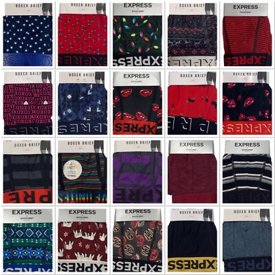 NWT EXPRESS Boxer Briefs Underwear Sz S-M-L-XL-XXL | eBay