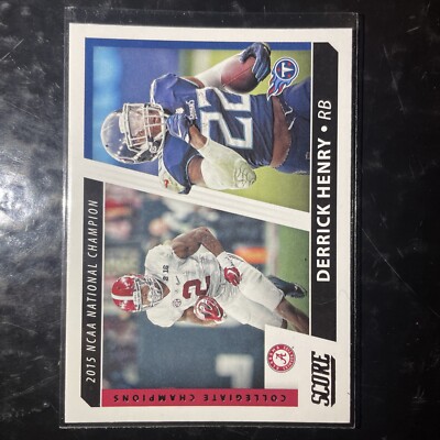 Score 2021 Derrick Henry NFL/collegiate CC4 | eBay