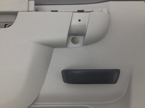 GMC Sierra Chevrolet Silverado Driver front Door Gray interior Trim ...