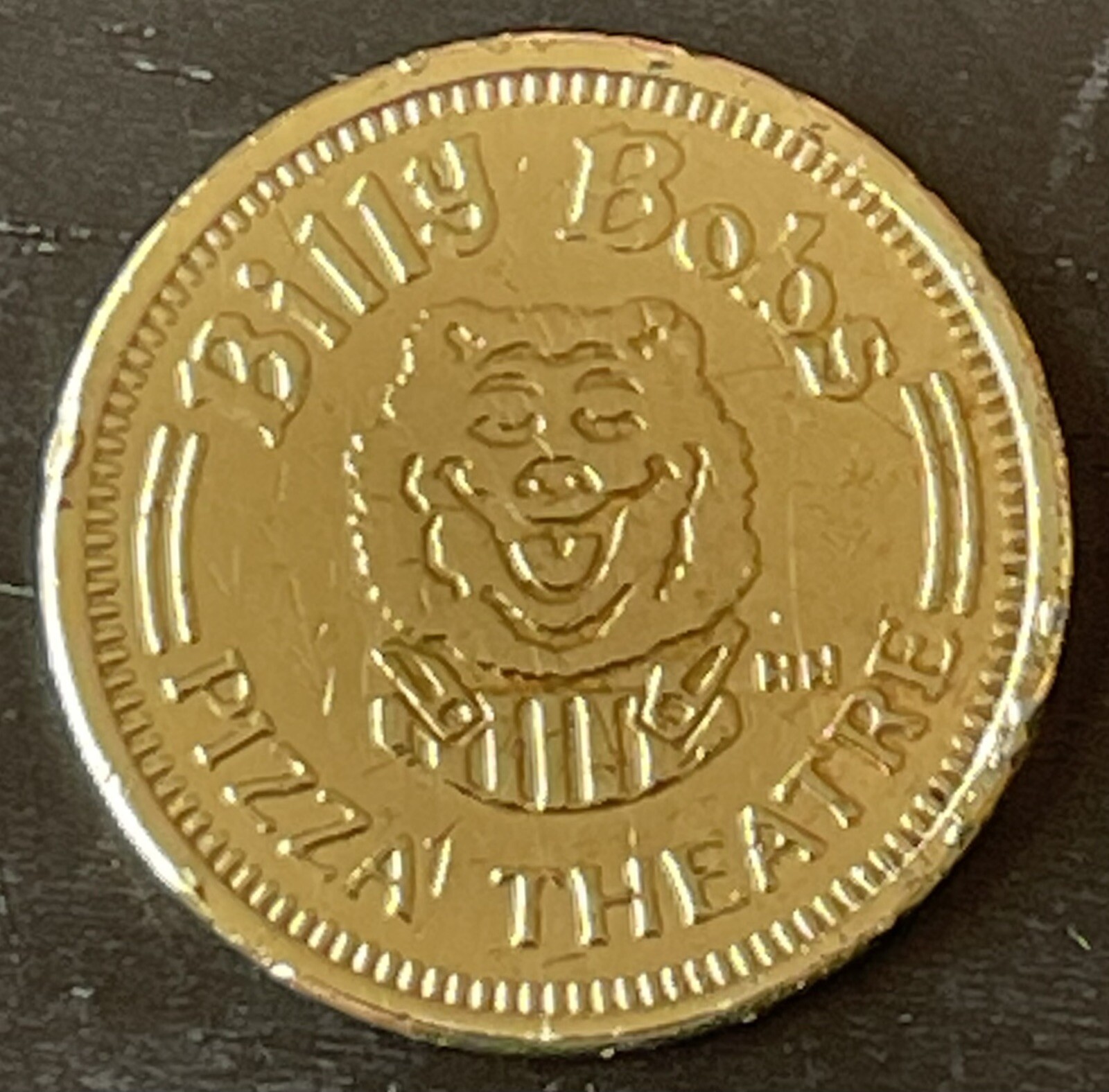 Billy Bob’s pizza theatre family entertainment RARE GOLD token coin ...