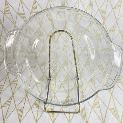 FIRE KING 50 Years Anniversary Glass 9" Inch Pie Baking Plate Dish Pan ...
