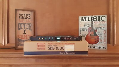 ROLAND DIGITAL DELAY SDE-1000 "MINT" 1983 ORIGINAL BOX & MANUAL! WOW ...