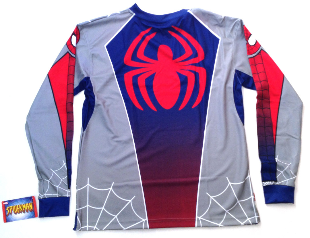 SPIDER-MAN BMX SHIRT, Marvel Comics, Pure Hero, Long Sleeve Jersey S, M ...
