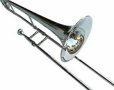 HAWK Slide Nickel Plated Bb Trombone with Case and Mouthpiece - WD ...