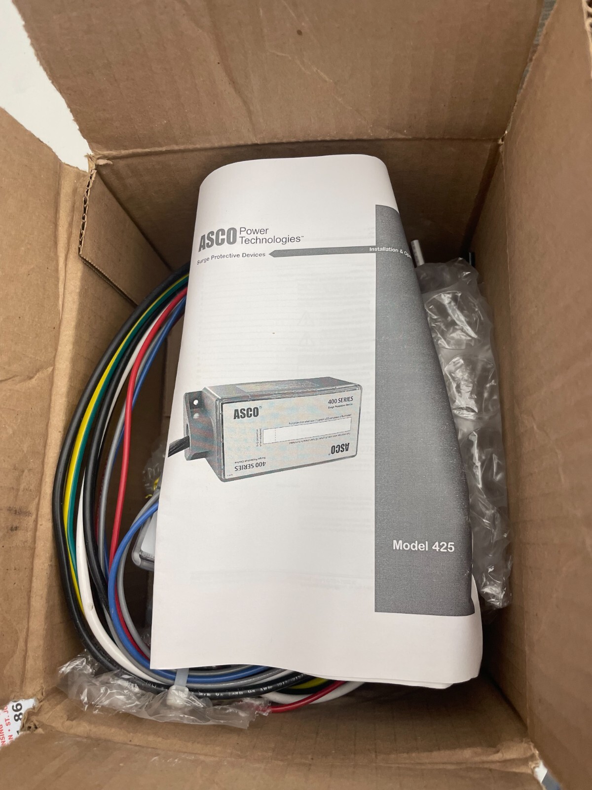 See Description ASCO Surge Protective Device 400 Series Cat ...