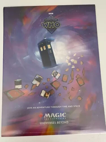 MTG Doctor Who Foil Promo Poster! Great condition! New, Magic The ...