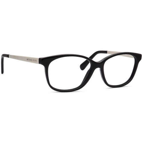 Michael Kors Eyeglasses MK 4035 (Ambrosine) 3204 Black Square Frame 53 ...