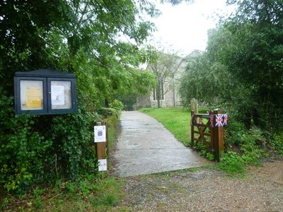 Photo A3 The approach to Iden Church Iden/TQ9123 All Saints at Iden has ...