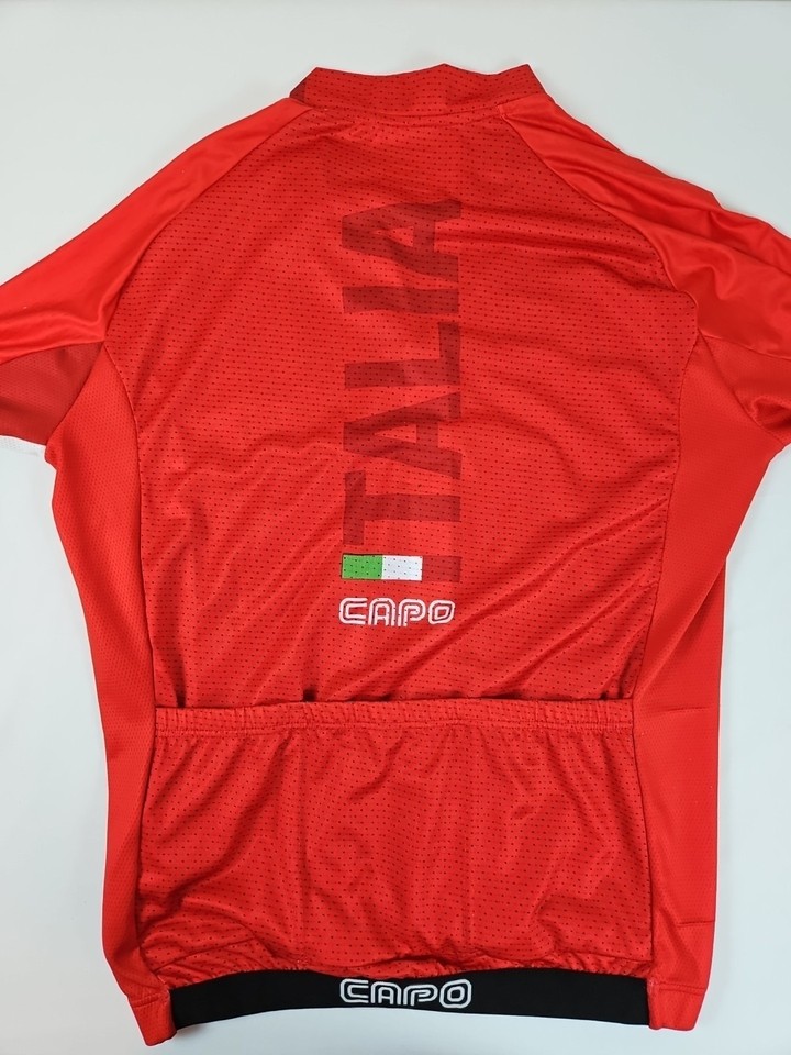 Capo Italian Cycling Jersey-Full Zip-Made in Italy- Mens XL-Italian ...