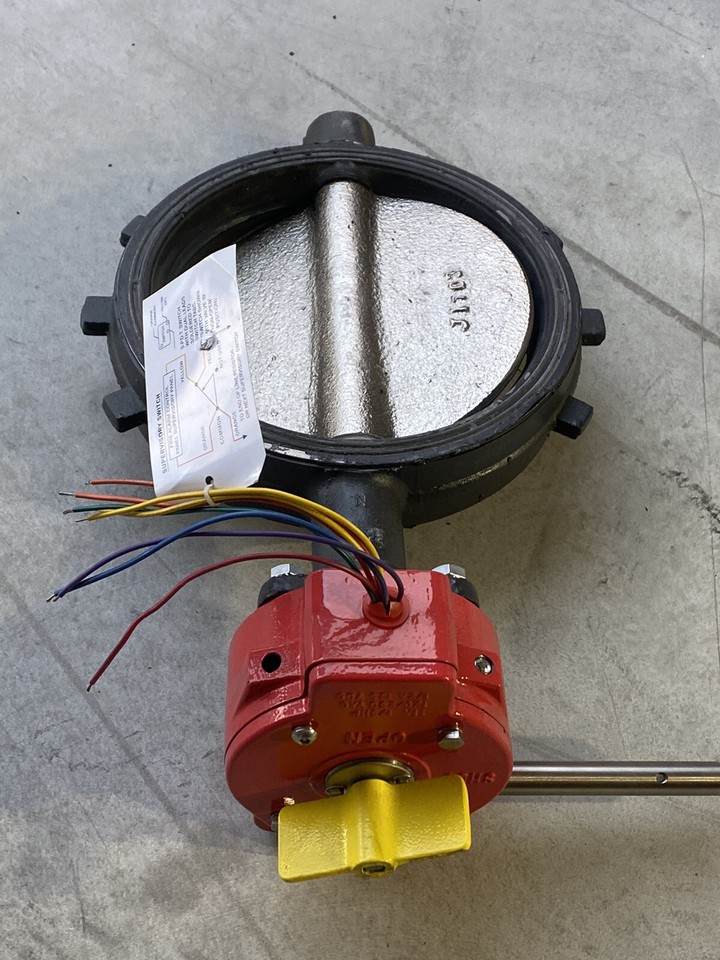 NEW NIBCO 10" BUTTERFLY VALVE WITH GEAR OPERATOR WD-3510-8 | eBay