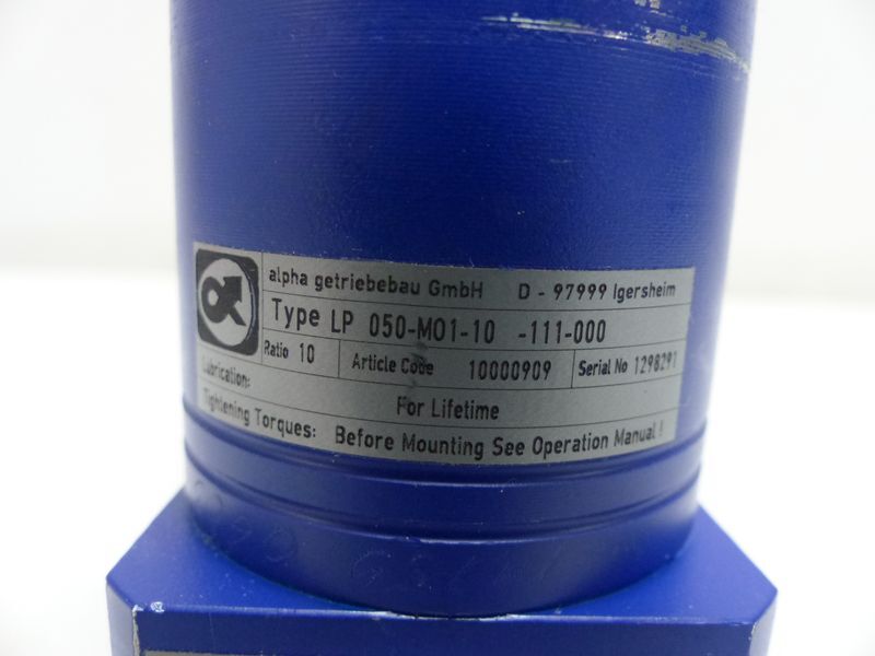 Alpha PlanetenGetriebe LP 050-M01-10-111-000 Ratio I: 10 Code 10000909 ...