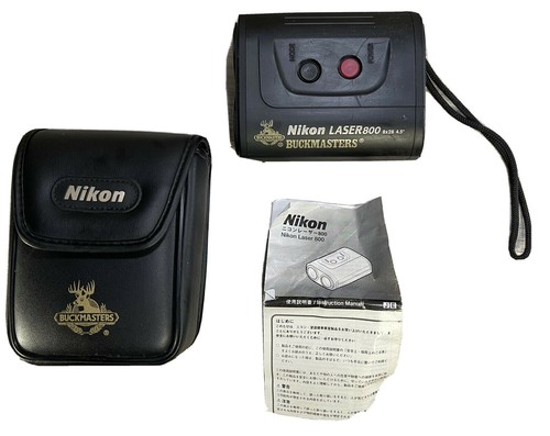 Nikon Laser 800 Buckmaster Rangefinder 8x28 4.5 Degrees With Case ...