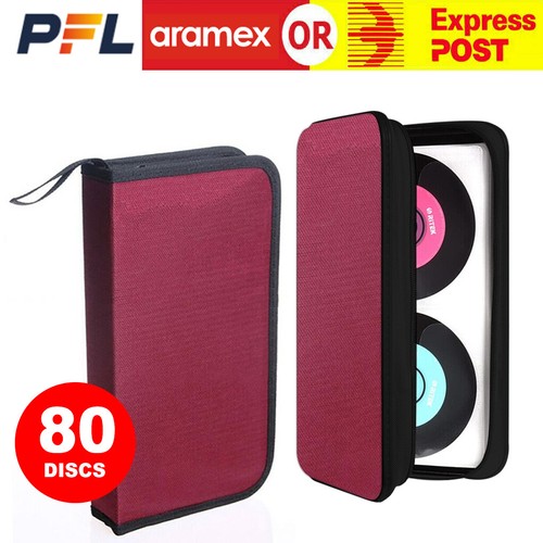 CD DVD DISC Holder Album Storage Organizer Case Folder Wallet Carry Bag ...