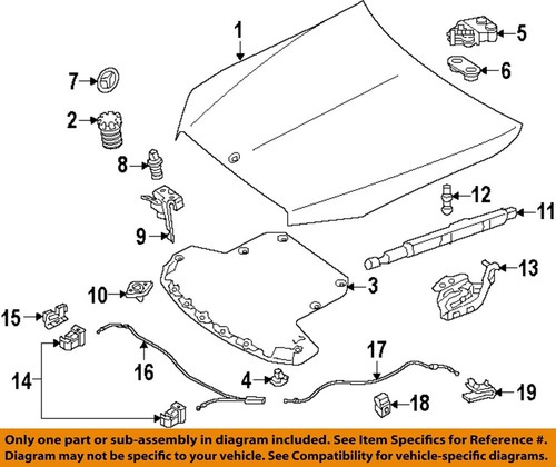 MERCEDES OEM 10-20 A220 Hood Hood Components-Release Handle 2048800900 ...