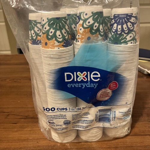 Dixie 3 oz Bath Cups 600 ct Disposable Paper Bathroom Cold Cups ...