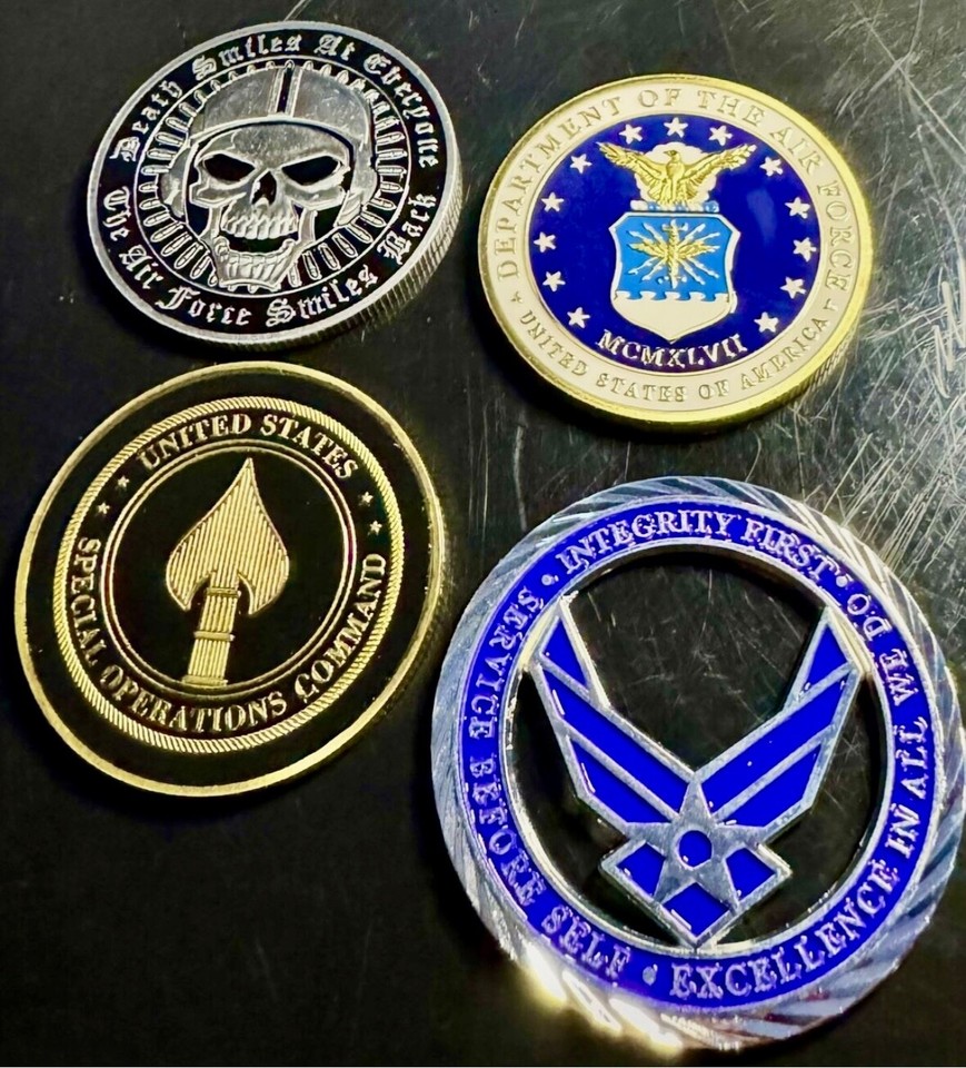 United States Air Force Challenge Coin set of 4 | eBay