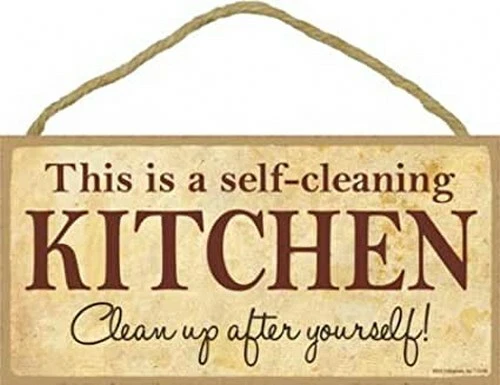 Clean Up After Yourself Signs