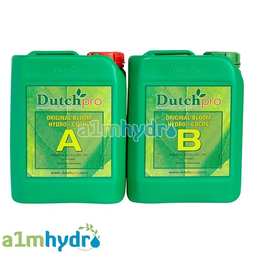 Dutch Pro Hydro Coco Bloom A+B 5 Litre 5L Original Plant Nutrients ...