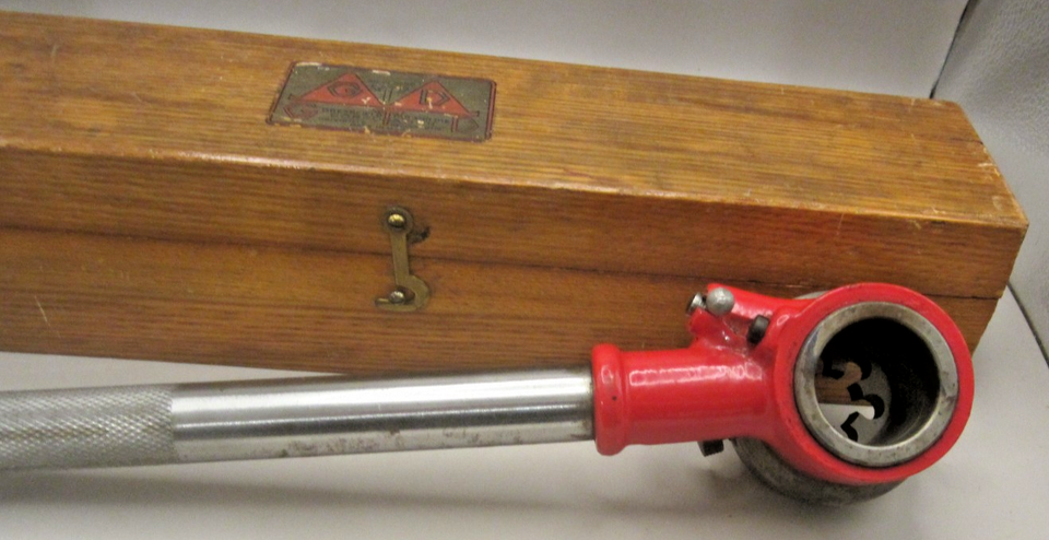Greenfield Tap & Die #16 3/4" Rethreader w/ Ratchet Wrench and Original ...