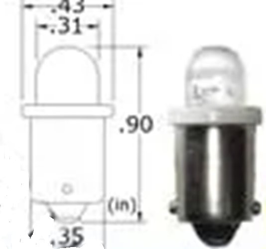 Rebaydo 2pcs BA9S LED Light Bulb 6 to 12 Volt DC Short Round Light | eBay