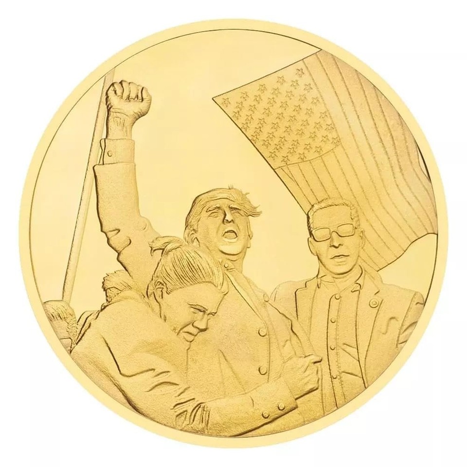 Donald Trump Fight Coin Collectable Challange Coin | eBay