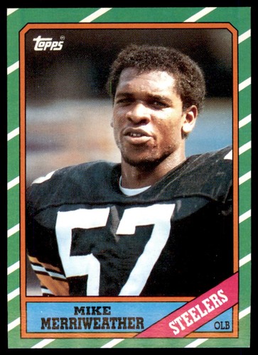 1986 Topps Mike Merriweather . Pittsburgh Steelers #289 | eBay