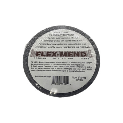 6" x 108' Mobile Home Flex Mend Belly Bottom Repair- Patch Underbelly ...