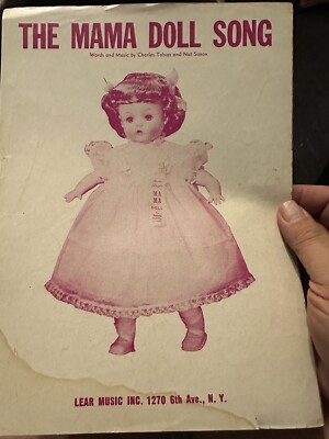 1954 THE MAMA DOLL SONG sheet music Photo: Patti Page MA MA DOLL ...