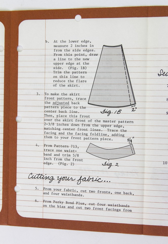 Stretch & Sew Pattern Ideas No. 85 - Ann's Skirt Contour Waistband ...