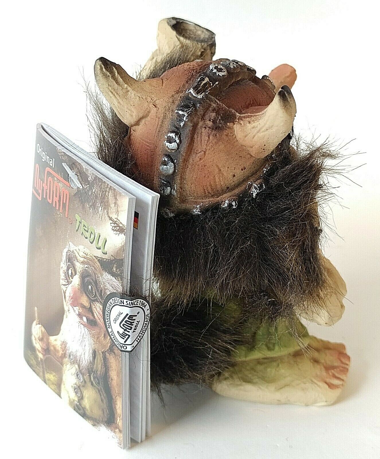 Ny Form Troll "With Drinking Horn" #193 4" tall 3" wide #010 New ...