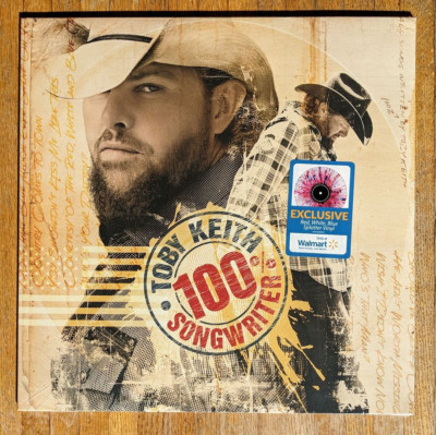 Toby Keith - 100% Songwriter Red, White & Blue Splatter Vinyl Walmart ...