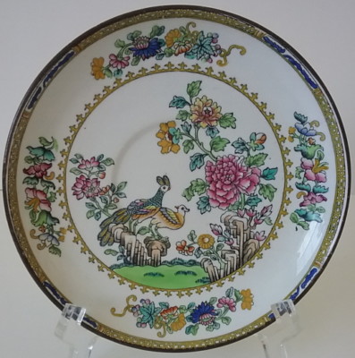 Copeland Late Spode Asiatic Pheasant / Peacock #2118 Saucer Gilman ...