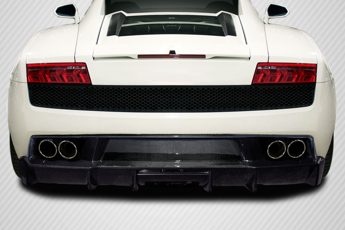 White Lamborghini Gallardo Rear