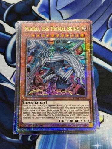 Nibiru, The Primal Being (Alt Art) 1ST ED Quarter Century RA04-EN030 Yu ...